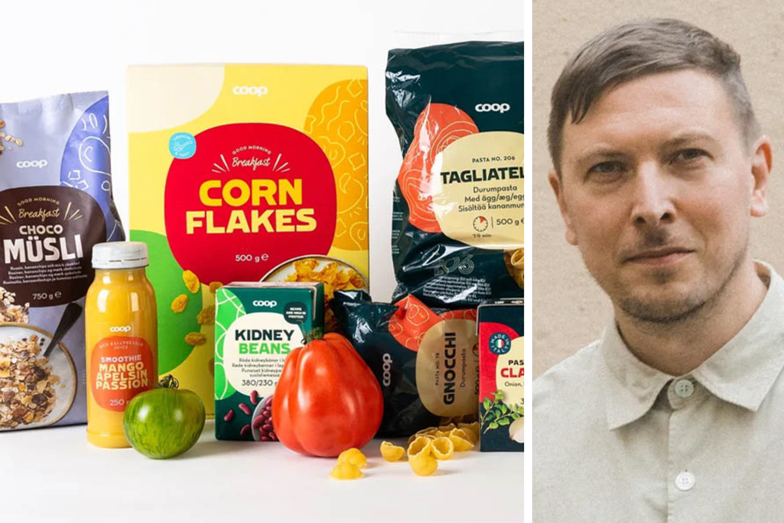 Han designade om 3 500 förpackningar